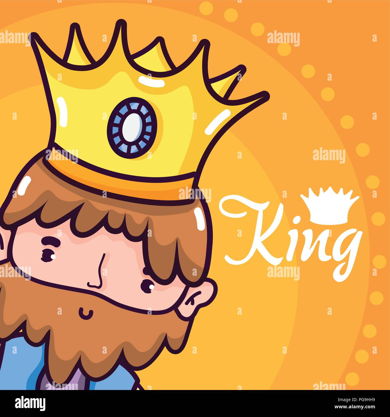 King Cartoon High Resolution Stock Photography and Images - Alamy