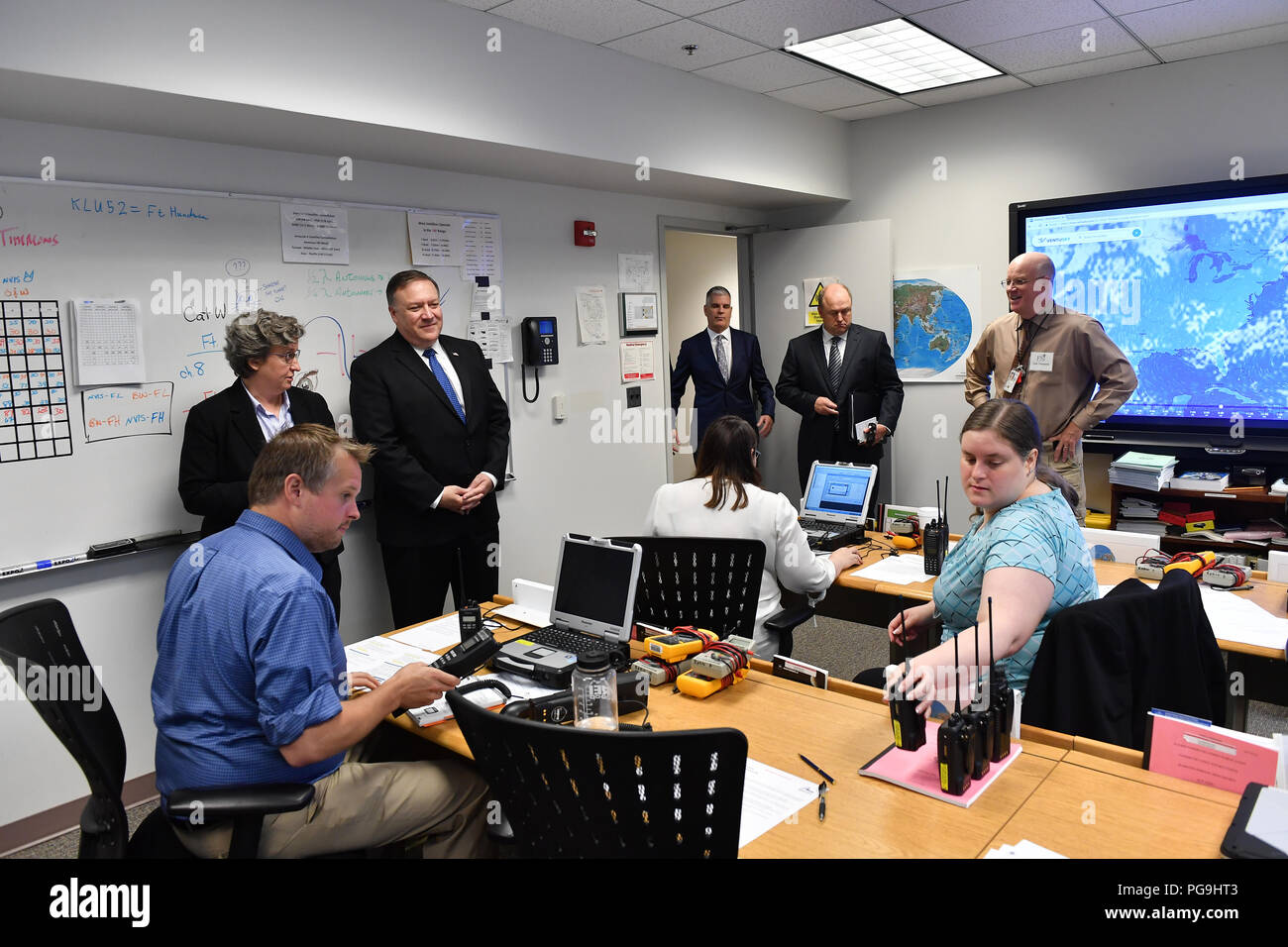 U.S. Secretary of State Mike Pompeo visits the Foreign Service ...