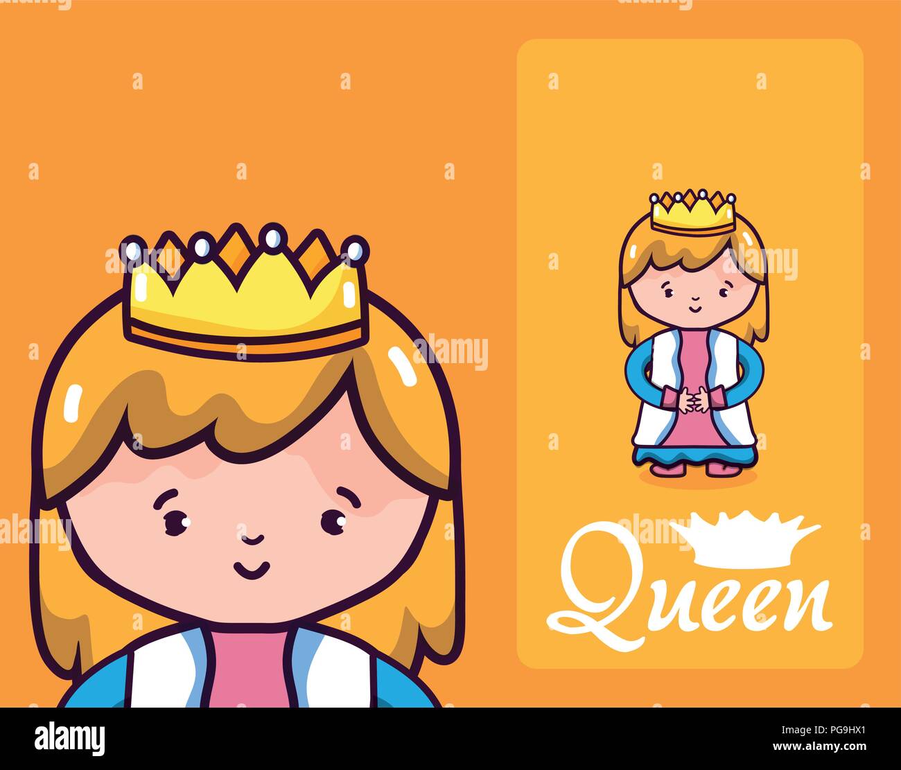Beauty Queen Stock Vector Images - Alamy