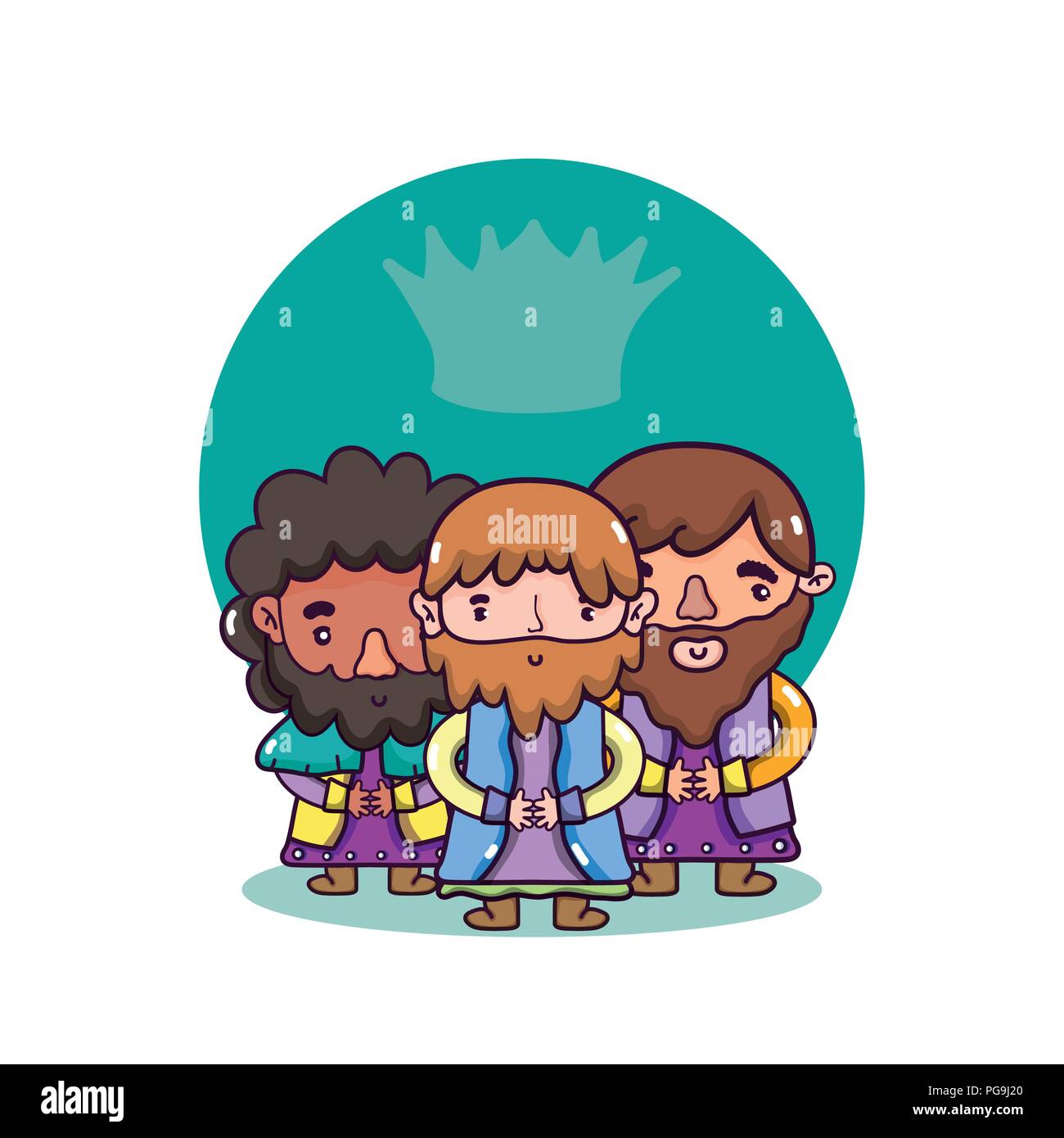 Cute kings cartoons Stock Vector Image & Art - Alamy