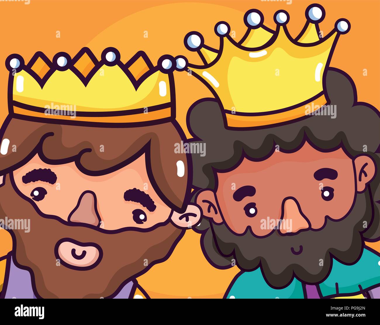Cute kings cartoons Stock Vector Image & Art - Alamy