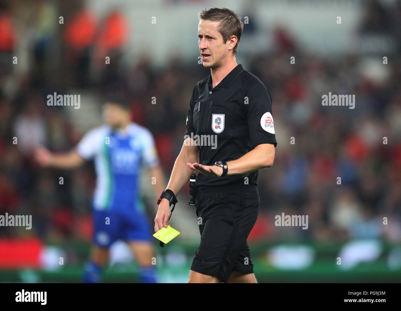Match referee John Brooks Stock Photo - Alamy
