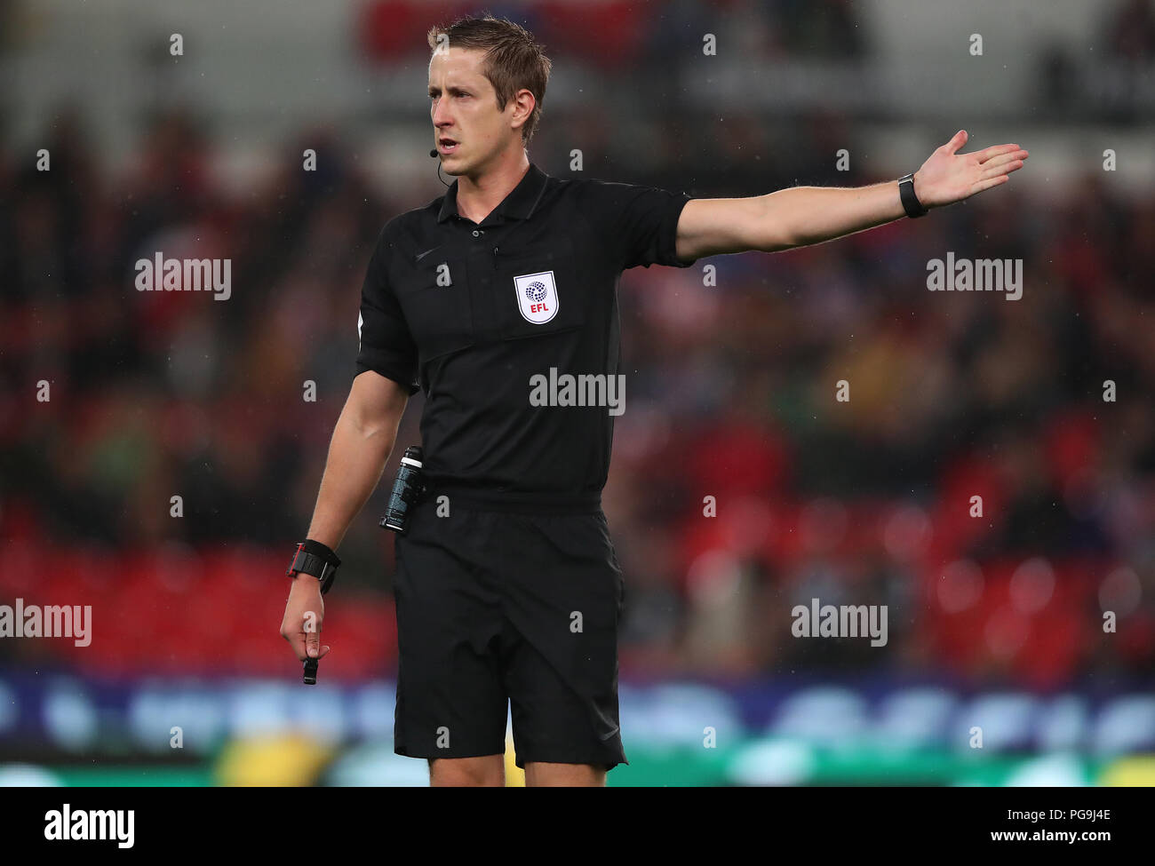 Match referee John Brooks Stock Photo - Alamy