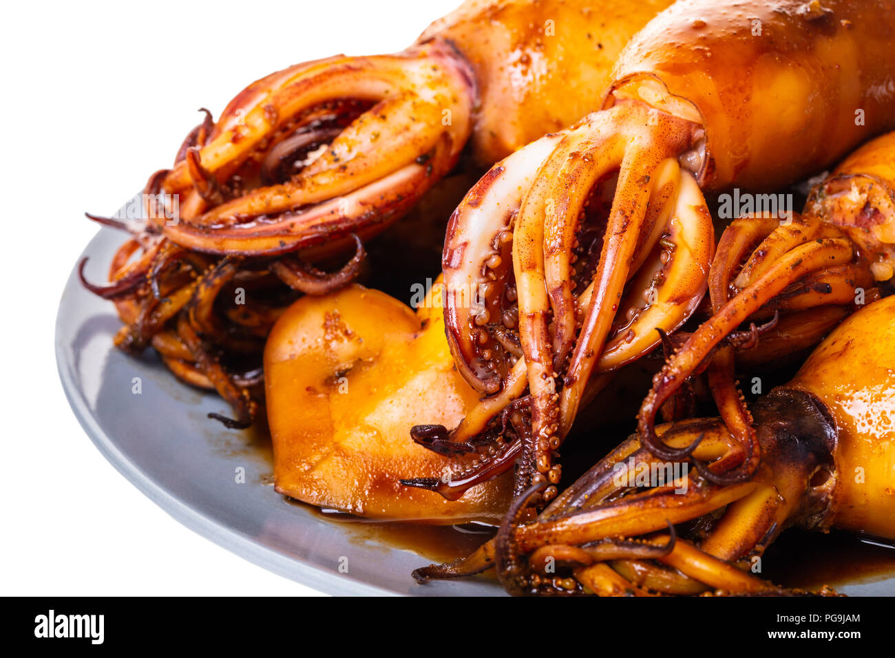 Cooked squid hi-res stock photography and images - Alamy