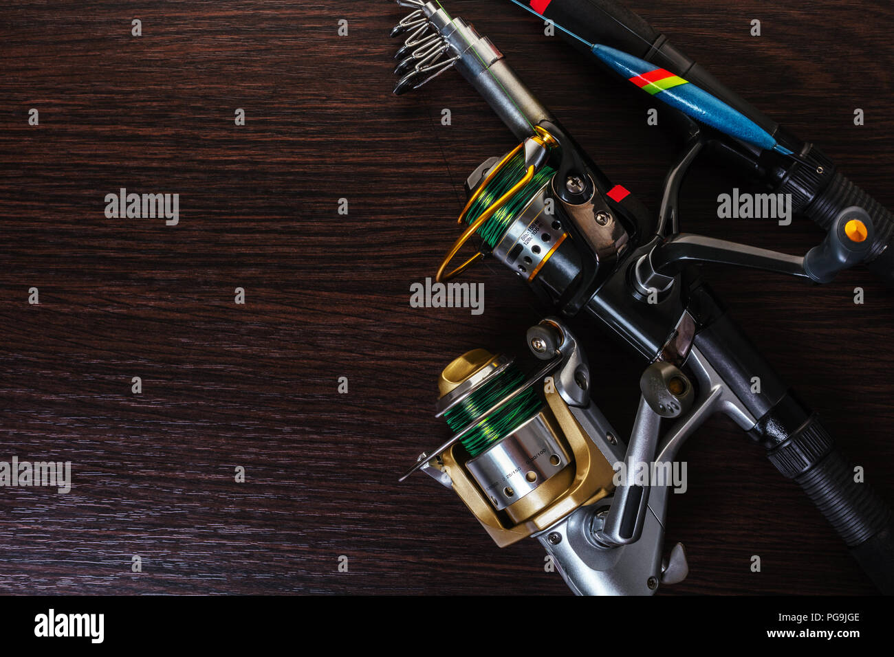 Coil fishing on spinning hi-res stock photography and images - Alamy