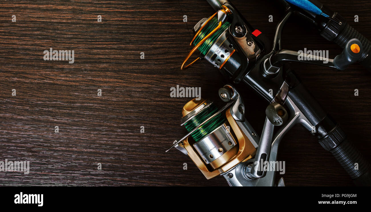 Coil fishing on spinning hi-res stock photography and images - Alamy
