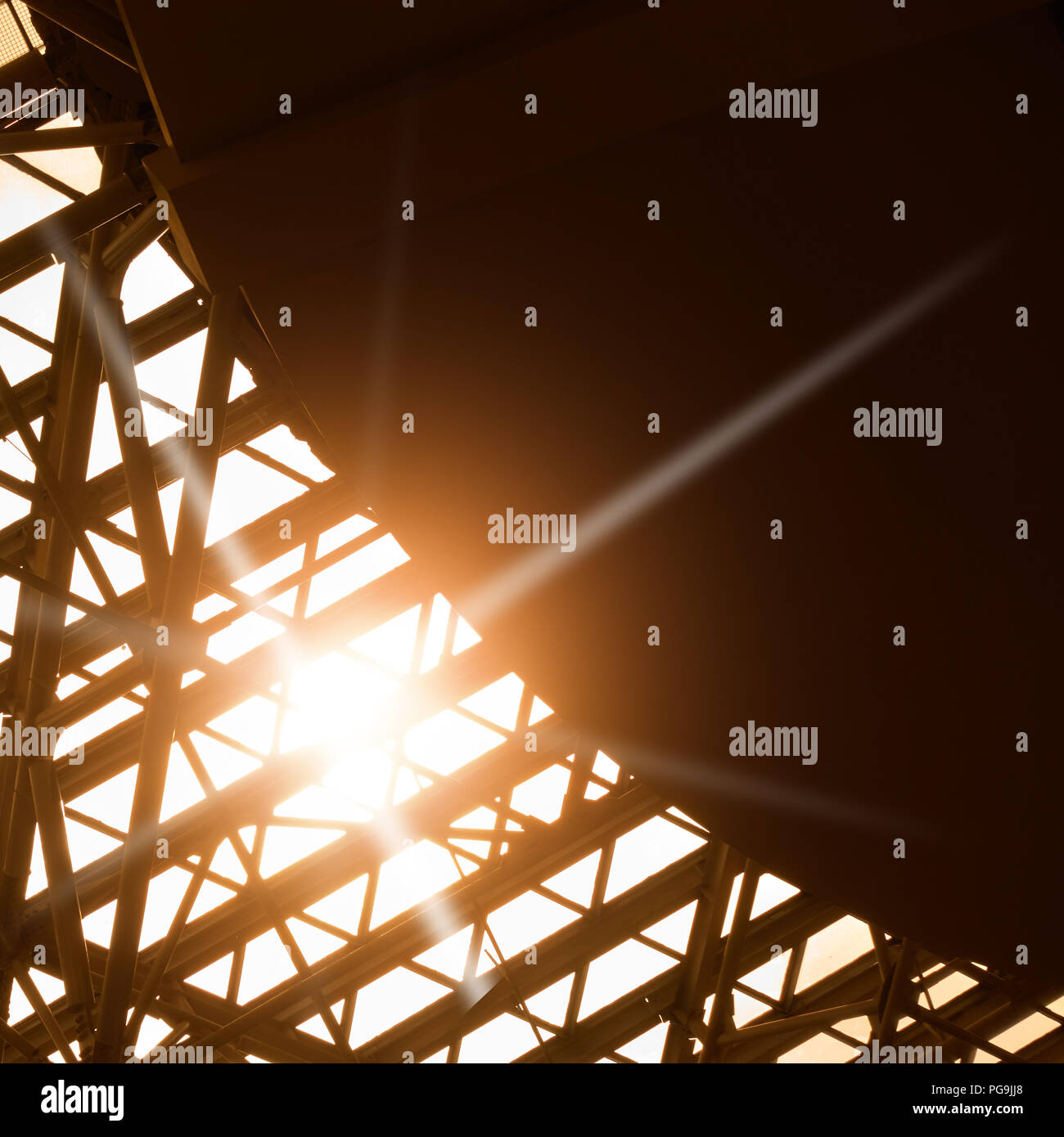 Skylight window - abstract architectural background with space for text ...