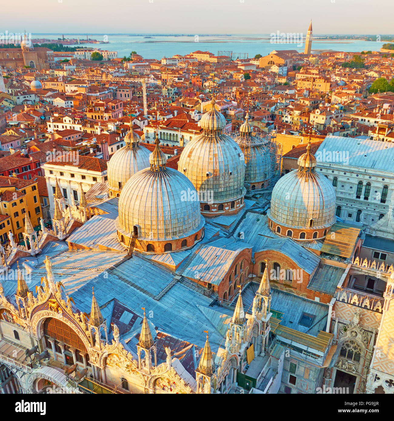 Aerial view venice hi-res stock photography and images - Alamy