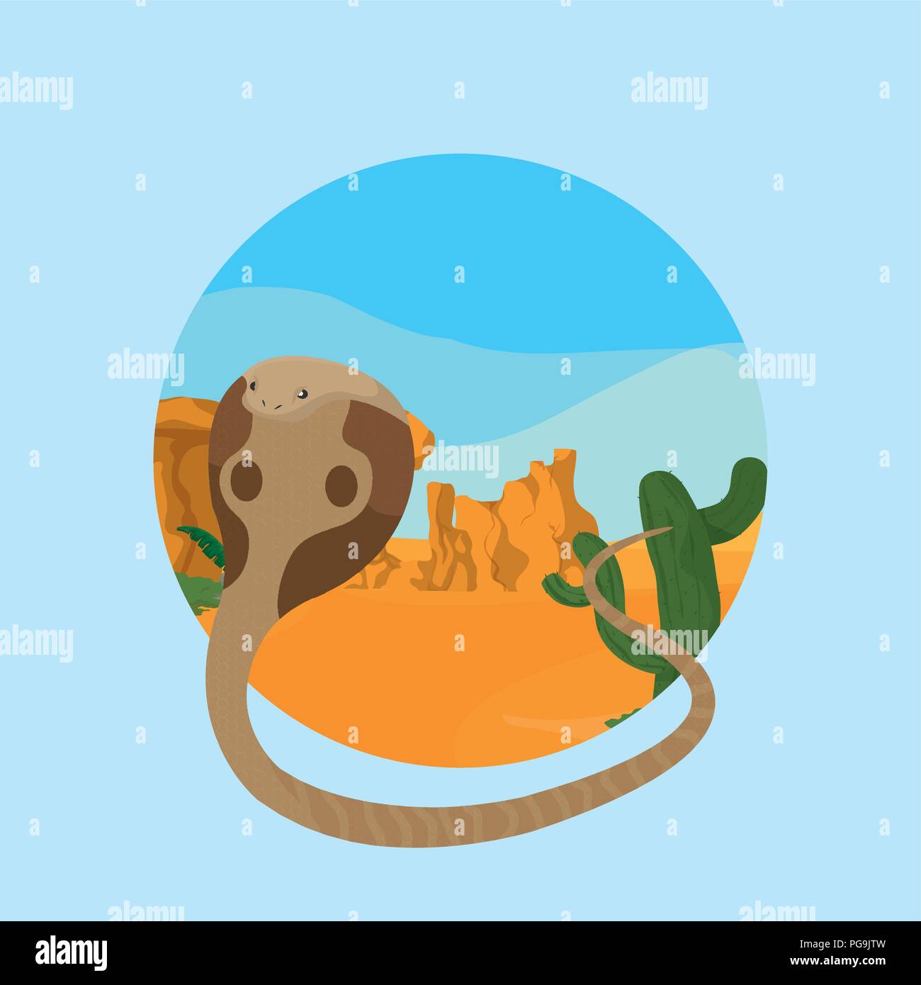 Desert animal cartoon Stock Vector Image & Art - Alamy