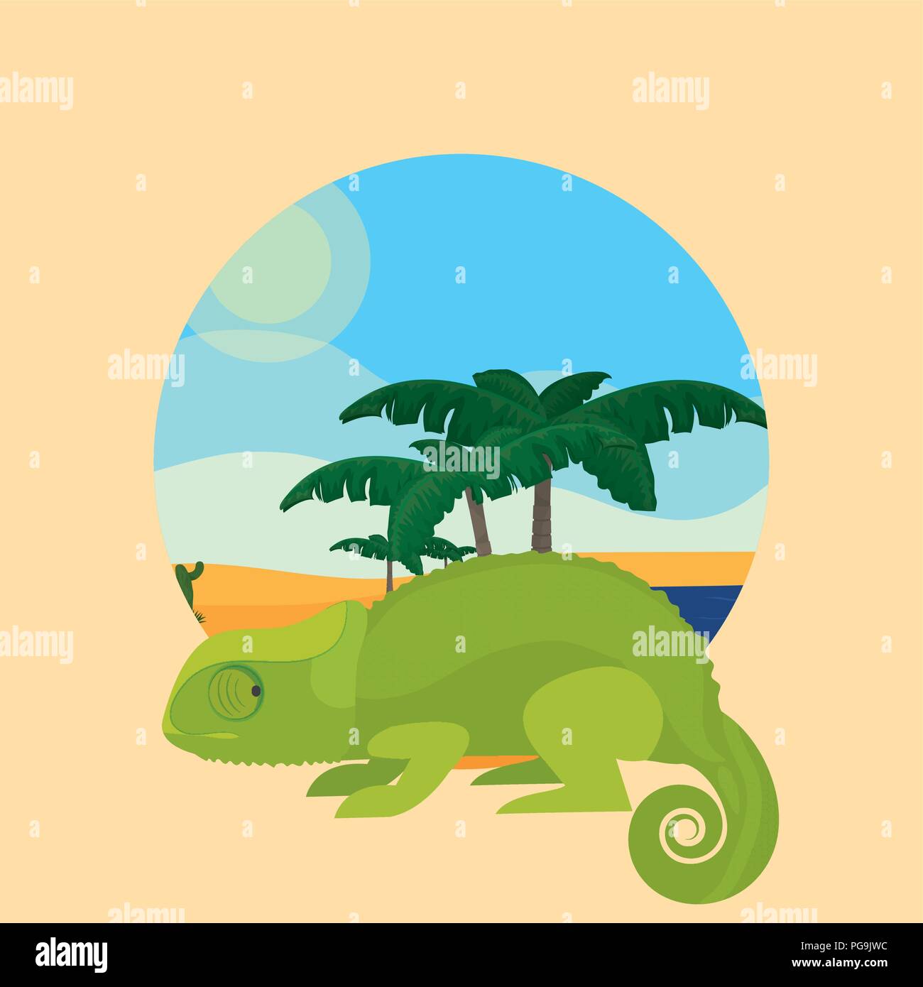 Desert animal cartoon Stock Vector Image & Art - Alamy