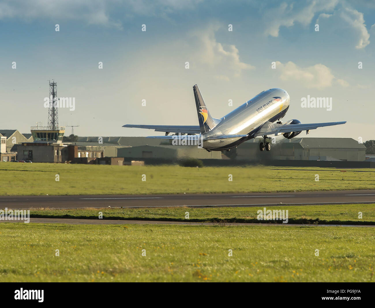 Landing and take-off Stock Photo - Alamy