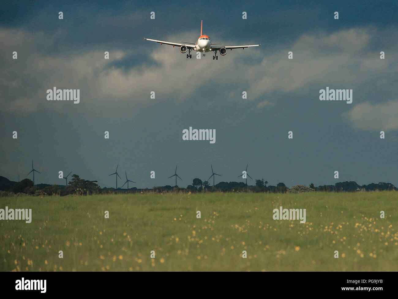 Landing and take-off Stock Photo - Alamy