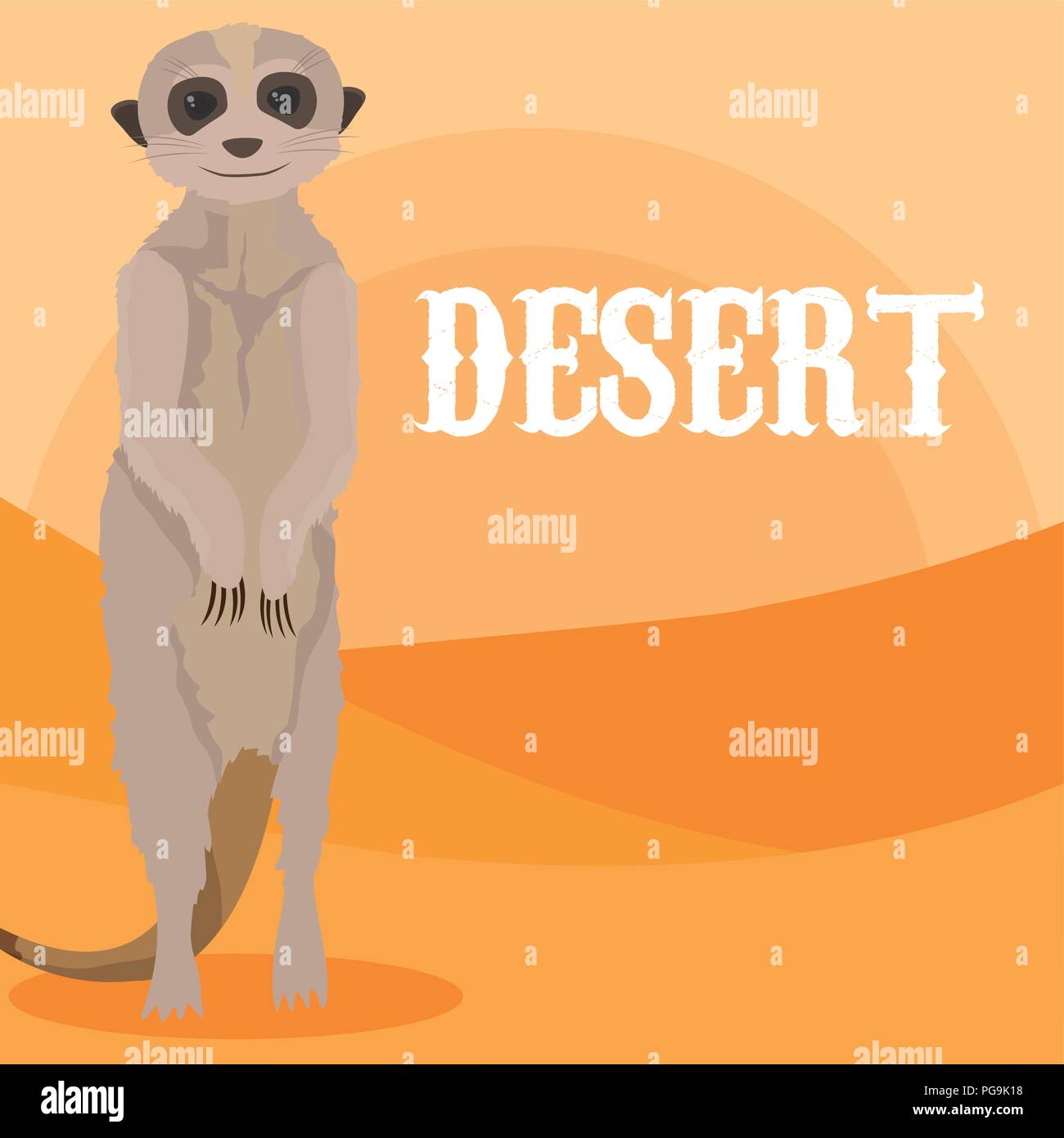 Desert animal cartoon Stock Vector Image & Art - Alamy