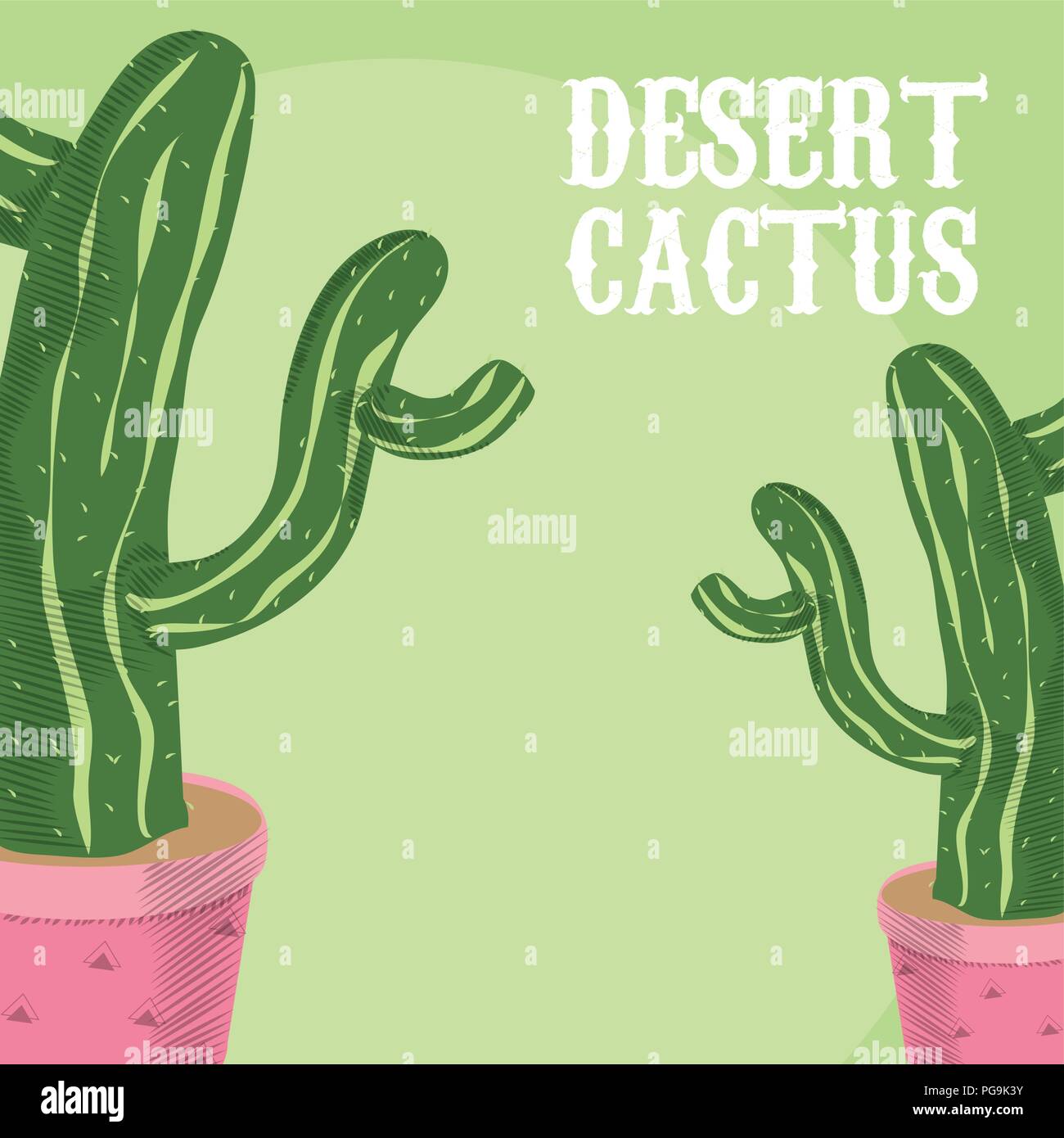 Plant pots closeup Stock Vector Images - Alamy