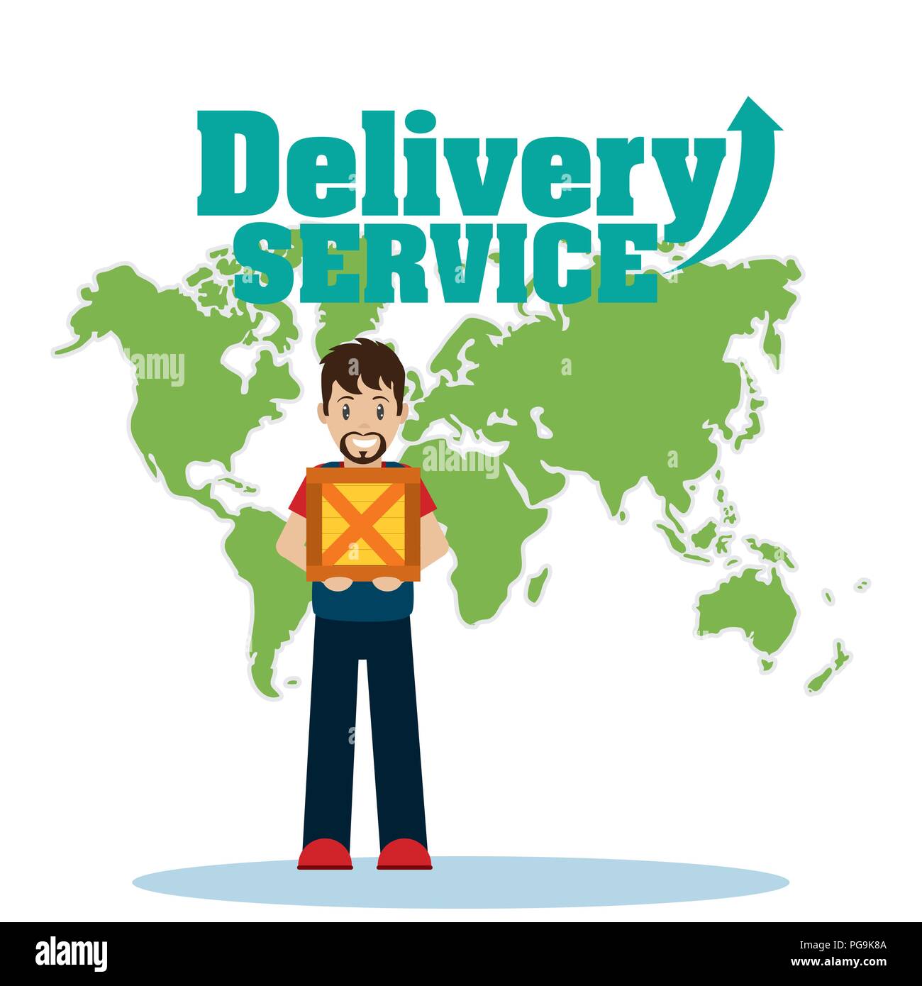 World delivery service Stock Vector Image & Art - Alamy