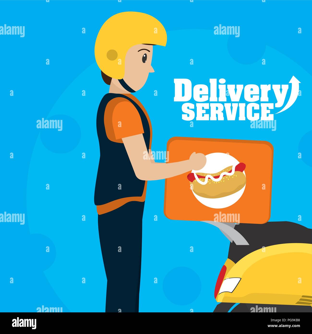 Delivery service concept Stock Vector Image & Art - Alamy