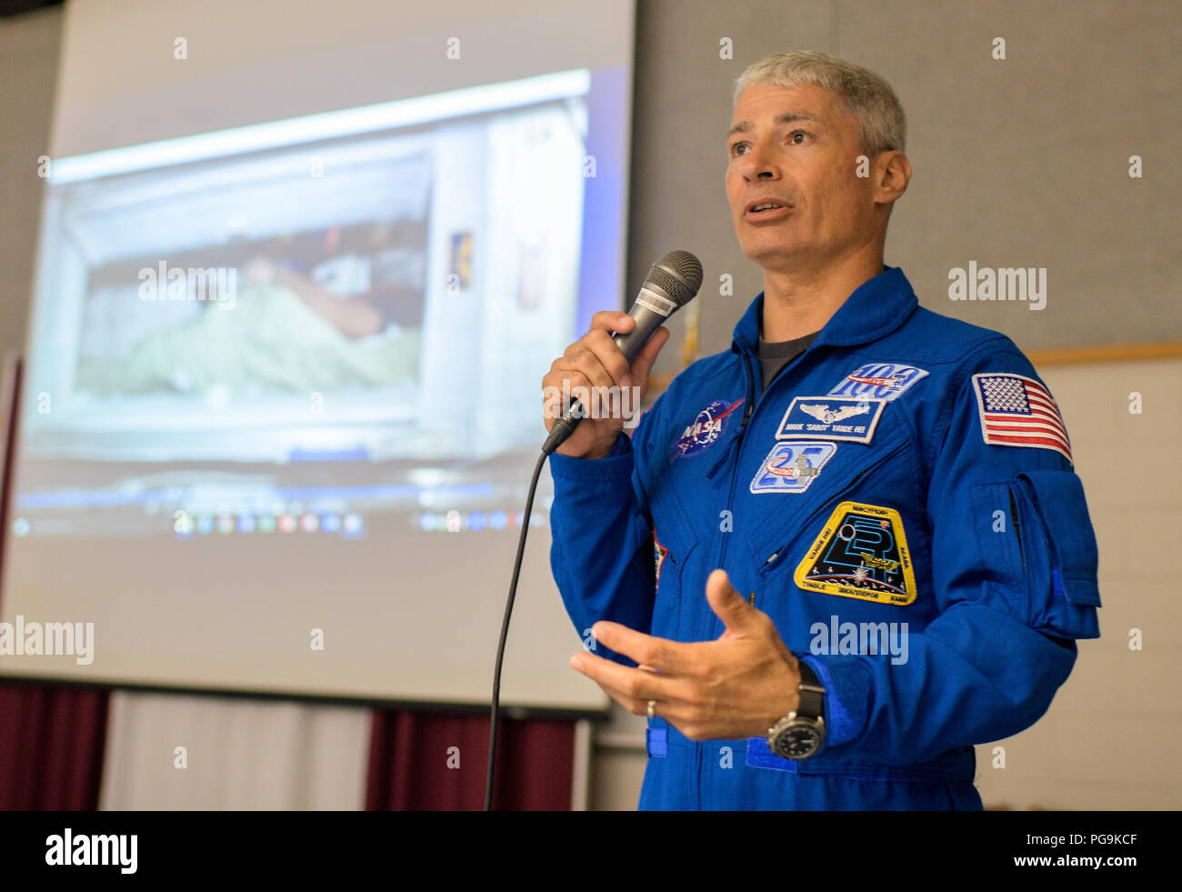 NASA astronaut Mark Vande Hei speaks about his time onboard the ...
