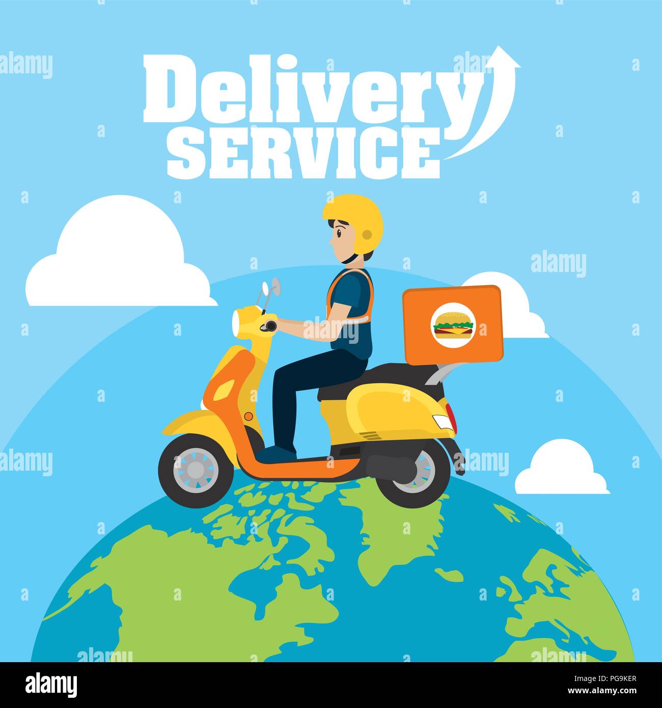 Delivery service concept Stock Vector Image & Art - Alamy