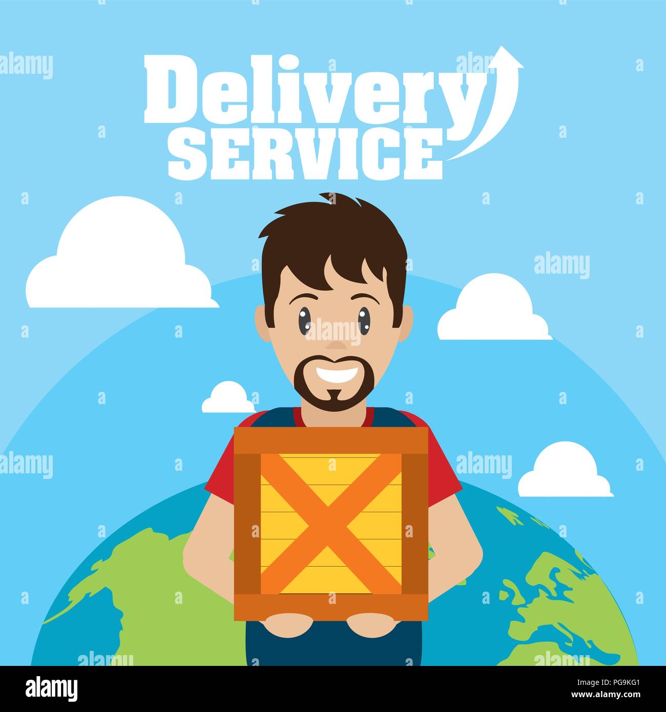 Delivery service concept Stock Vector Image & Art - Alamy