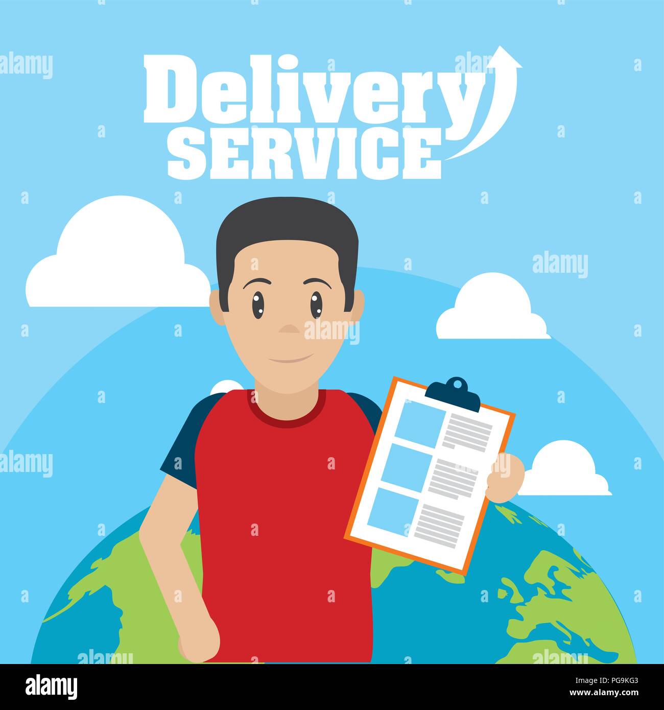Delivery service concept Stock Vector Image & Art - Alamy