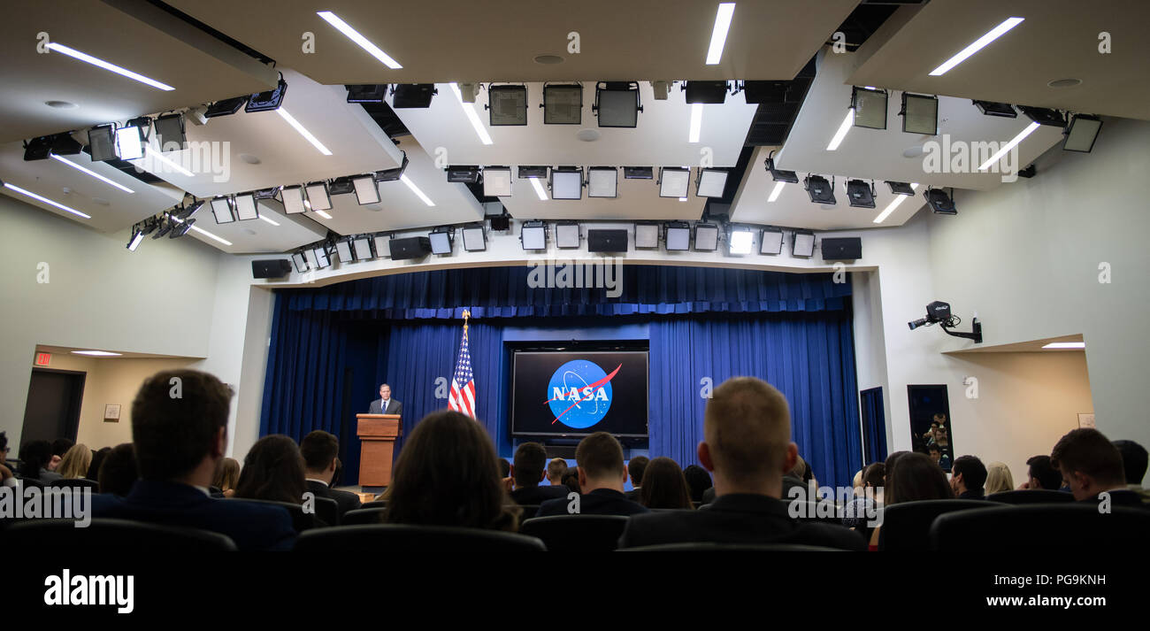 NASA Administrator Jim Bridenstine speaks at the "Face to Face with Our ...