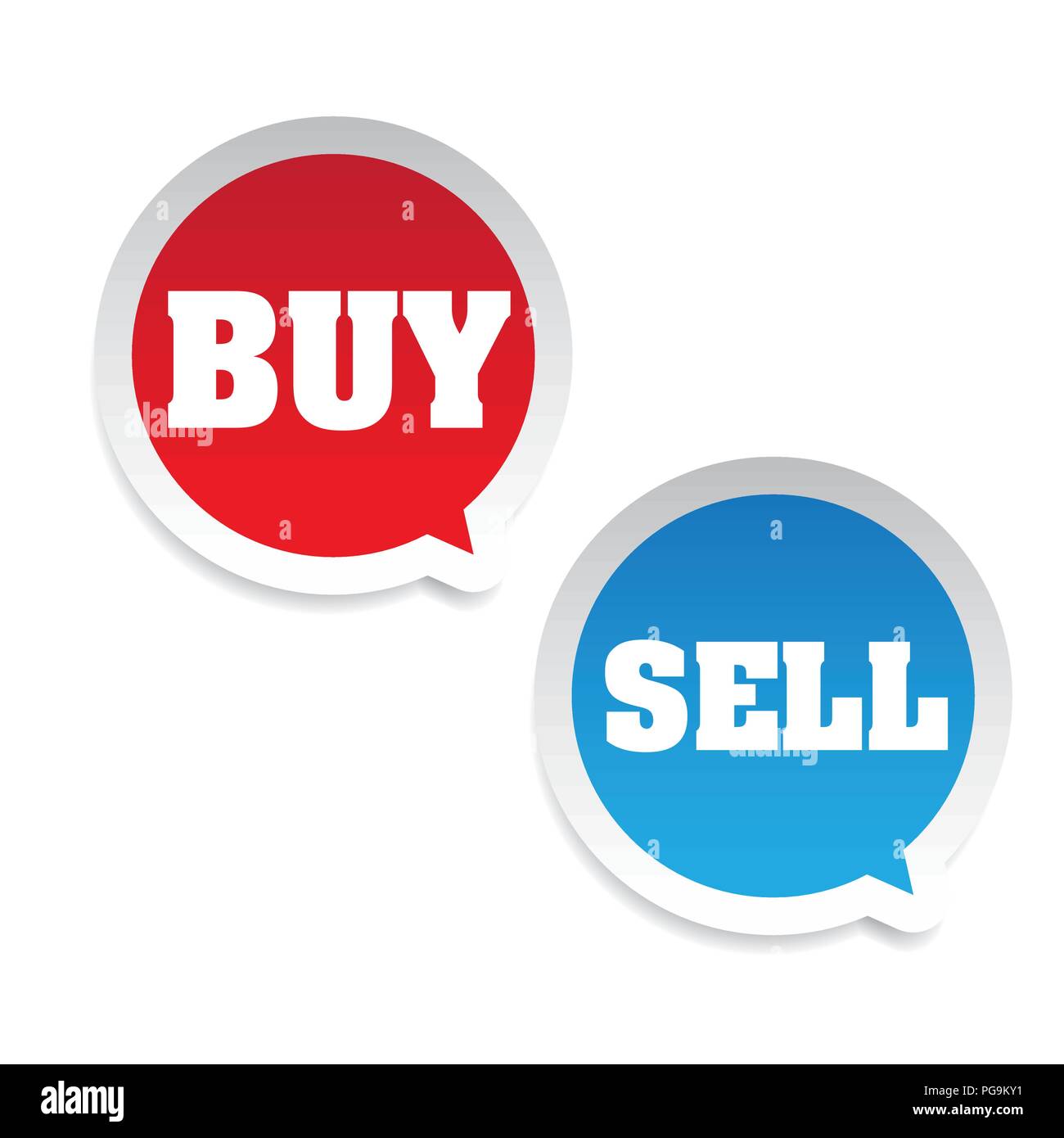 Buy Sell trading tag vector Stock Vector Image & Art - Alamy