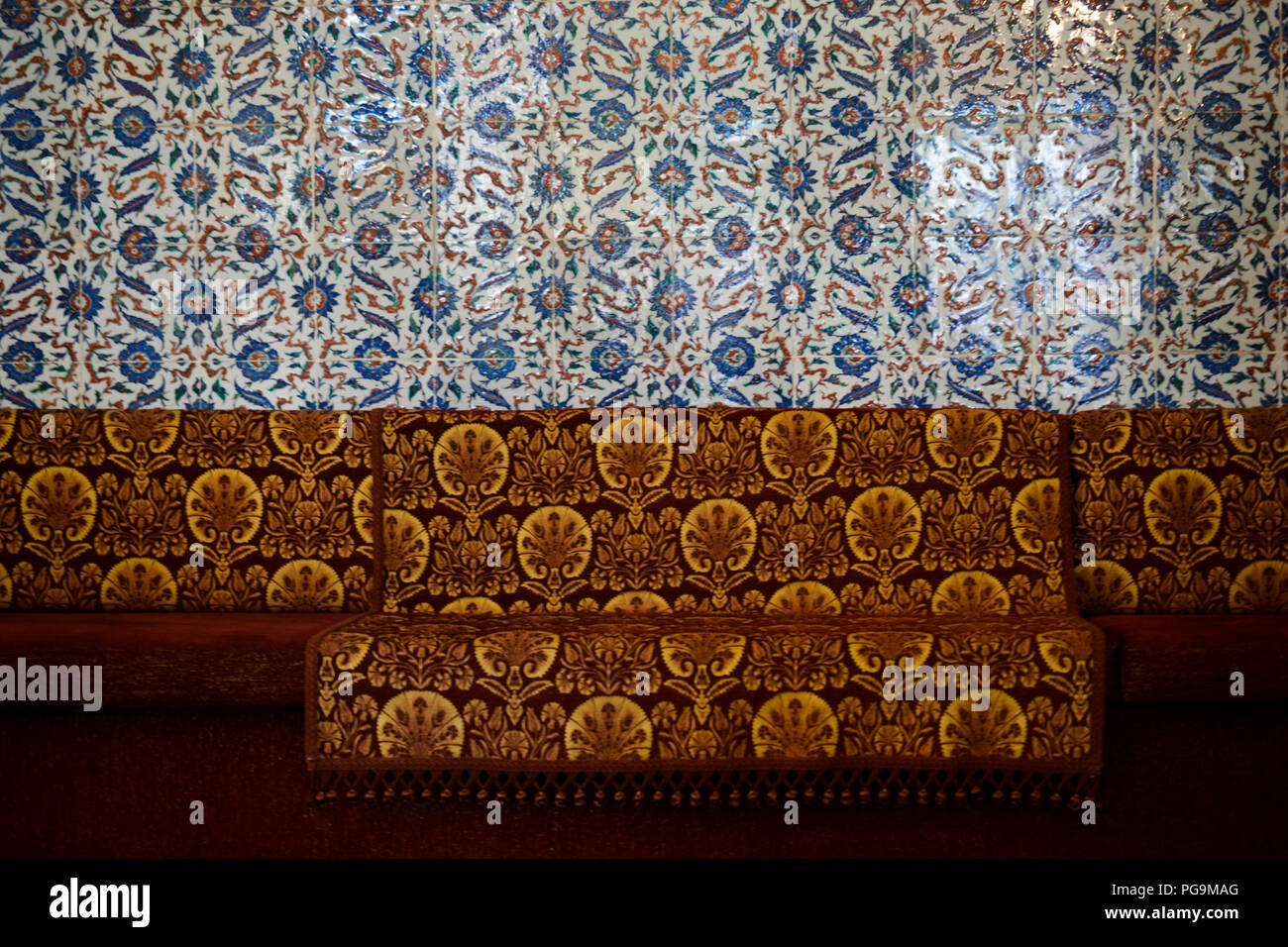 Beautiful ancient ottoman tiles Stock Photo - Alamy