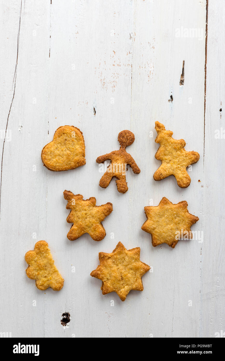 Home made cookies laid out on a table Stock Photo - Alamy