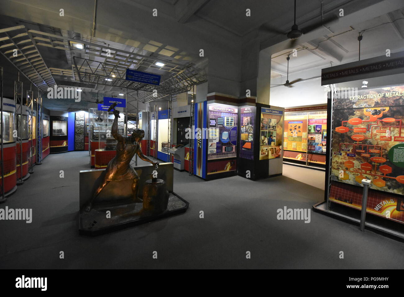 Metals gallery, Birla Industrial & Technological Museum, 19A Gurusaday ...