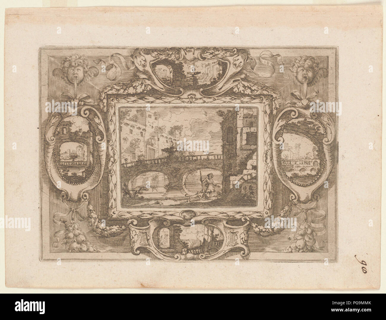 Vintage ornate European art plate Stock Photo - Alamy