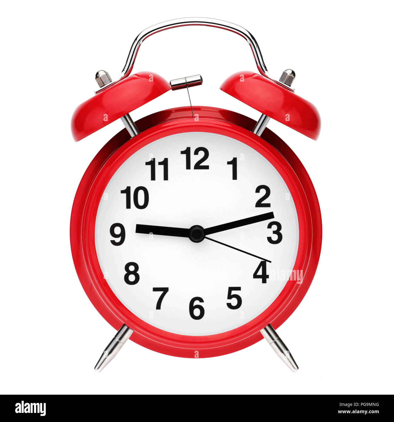 Vintage retro red clock hi-res stock photography and images - Alamy