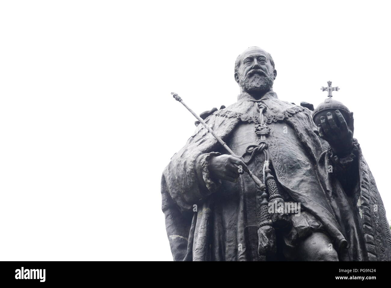 With statue of king edward 7th hi-res stock photography and images - Alamy