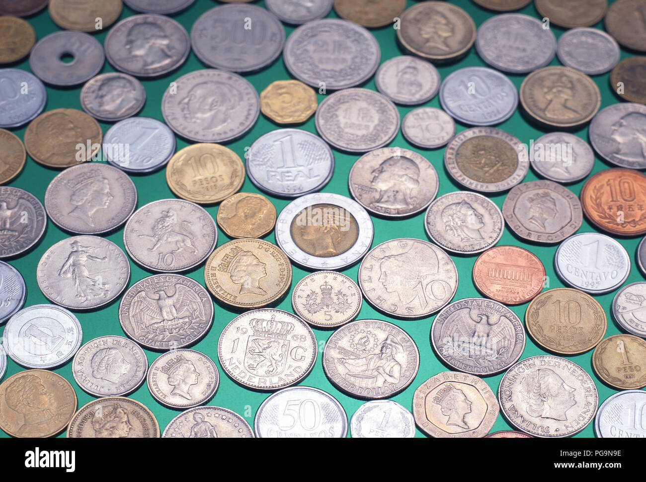 Objects, coins, money Stock Photo - Alamy