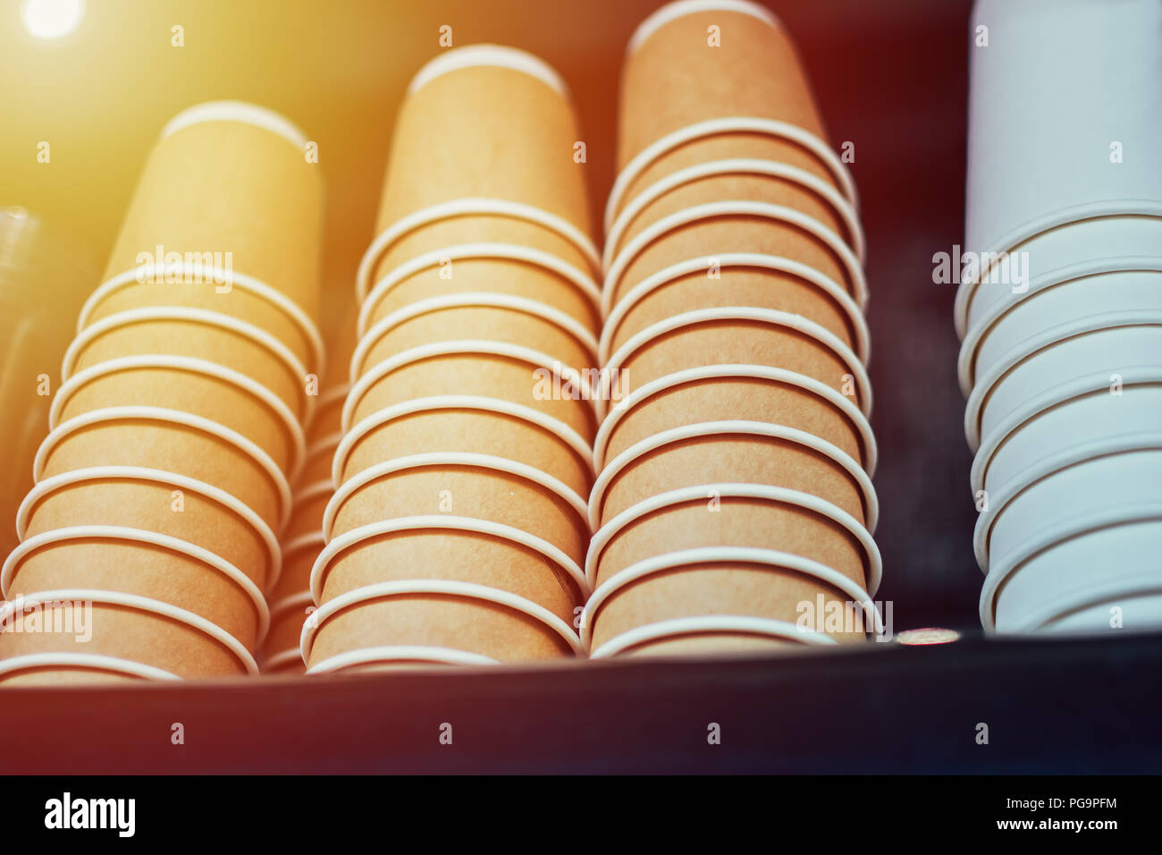 Stacked espresso glass hi-res stock photography and images - Alamy