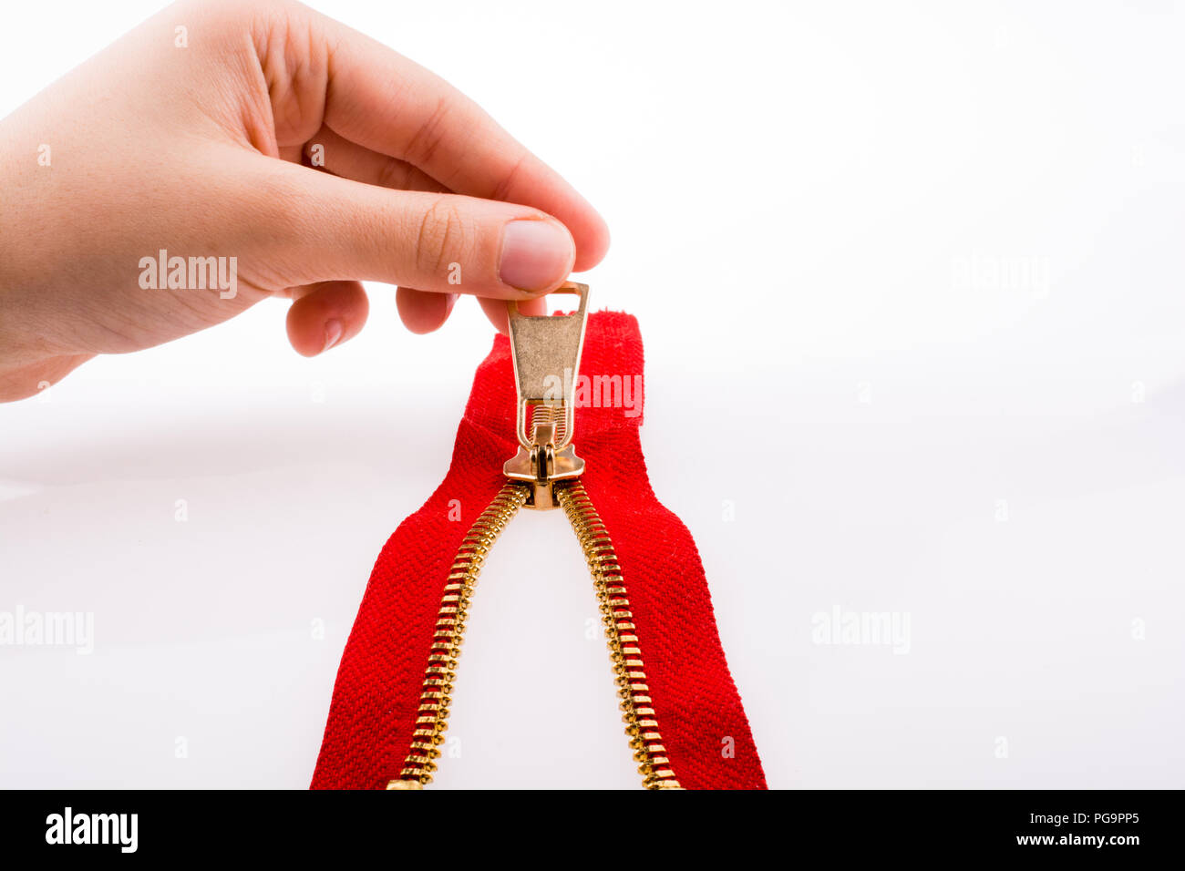 Hand holding zip lock hi-res stock photography and images - Alamy