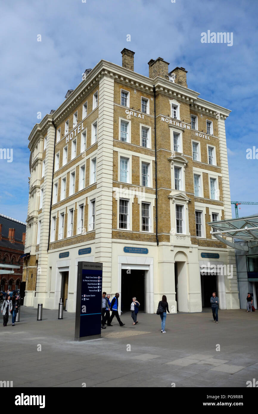 Kings Cross Square Outside Railway High Resolution Stock Photography ...