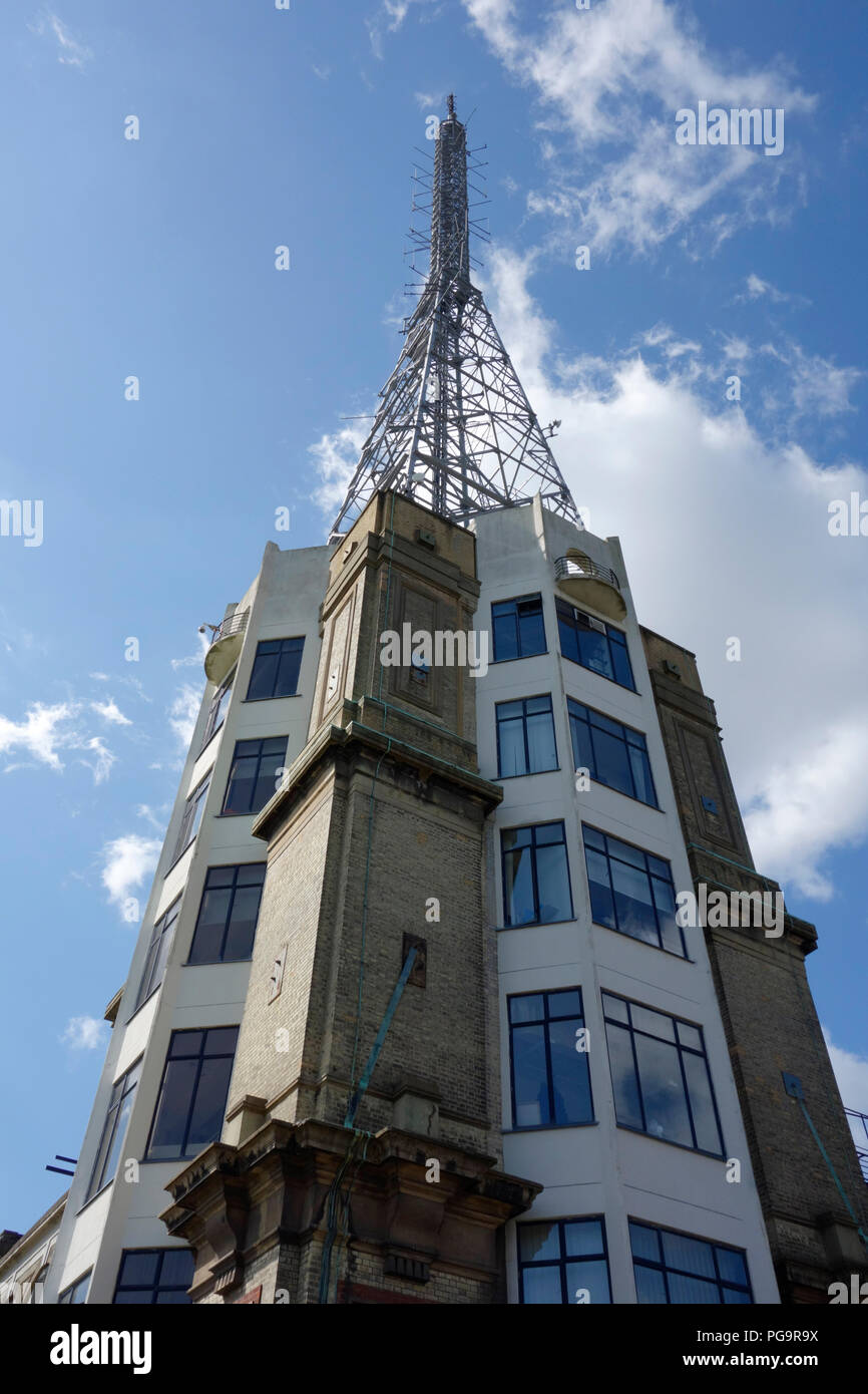 The BBC Television Tower at Alexandra Palace Stock Photo - Alamy
