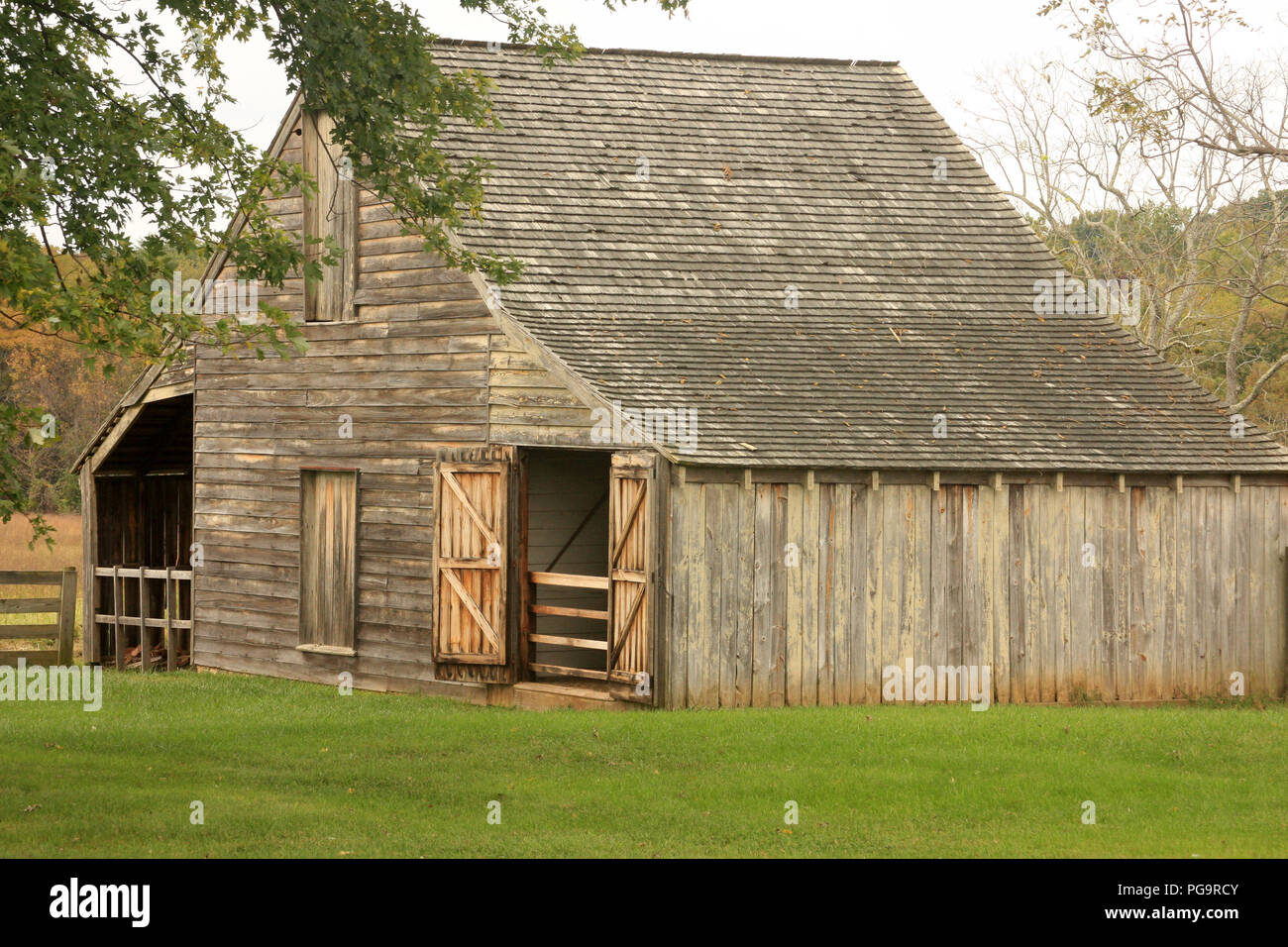 Meeks Stable at Historical Appomattox Court House, VA, USA Stock Photo ...