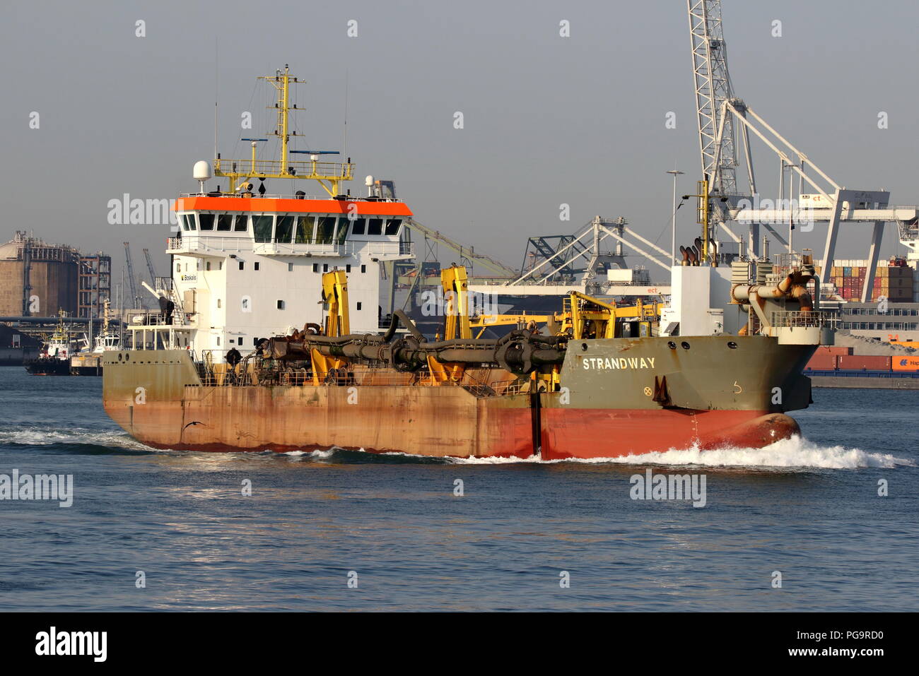 Dredger boat ship hi-res stock photography and images - Alamy