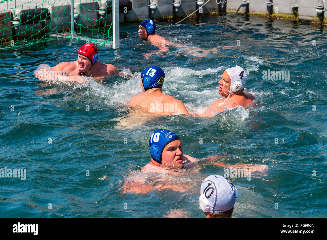 Lyme Splash Sea Water Polo Championships Stock Photo - Alamy