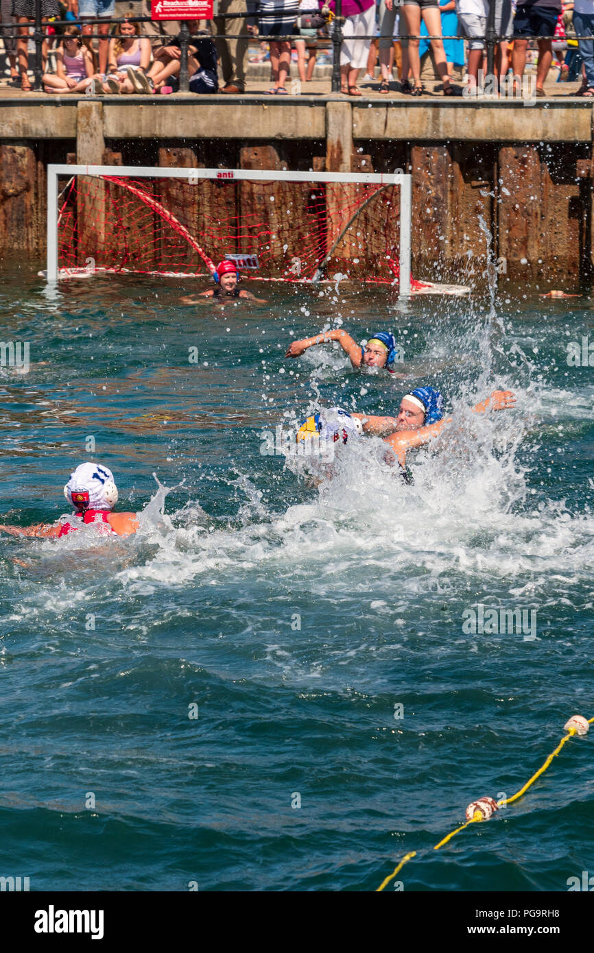 Lyme Splash Sea Water Polo Championships Stock Photo - Alamy