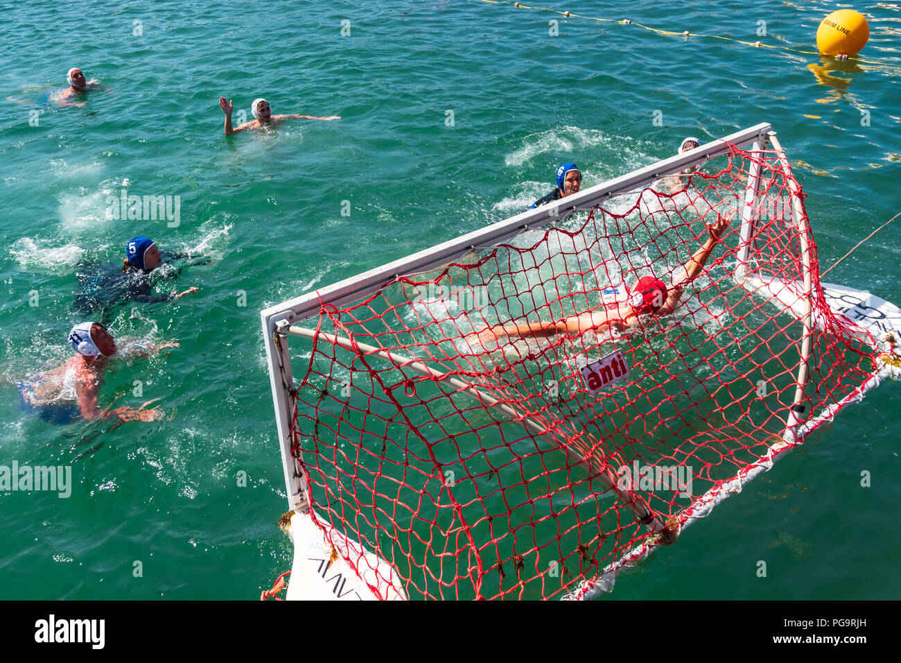 Lyme Splash Sea Water Polo Championships Stock Photo - Alamy