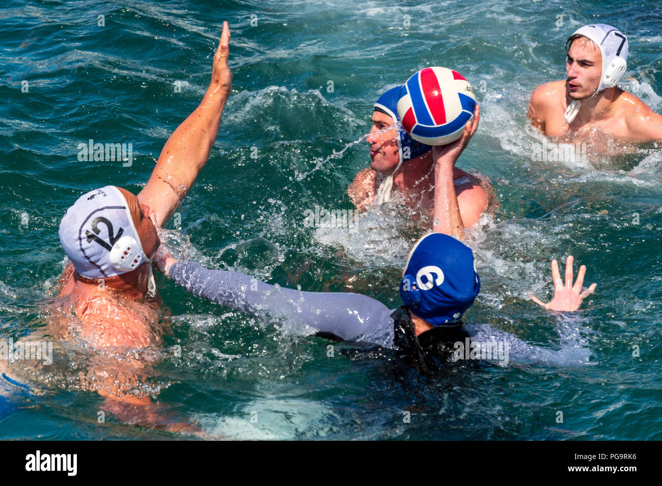 Lyme Splash Sea Water Polo Championships Stock Photo - Alamy