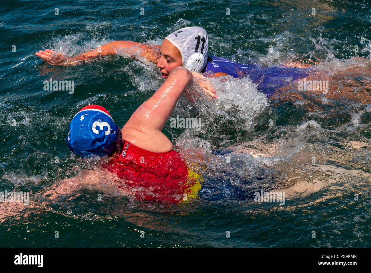 Lyme Splash Sea Water Polo Championships Stock Photo - Alamy