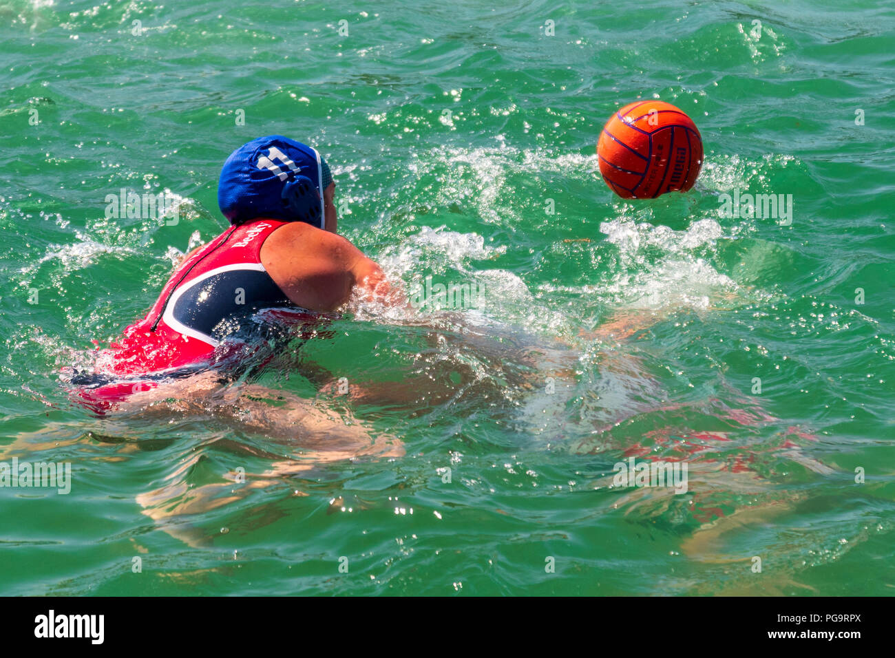 Lyme Splash Sea Water Polo Championships Stock Photo - Alamy