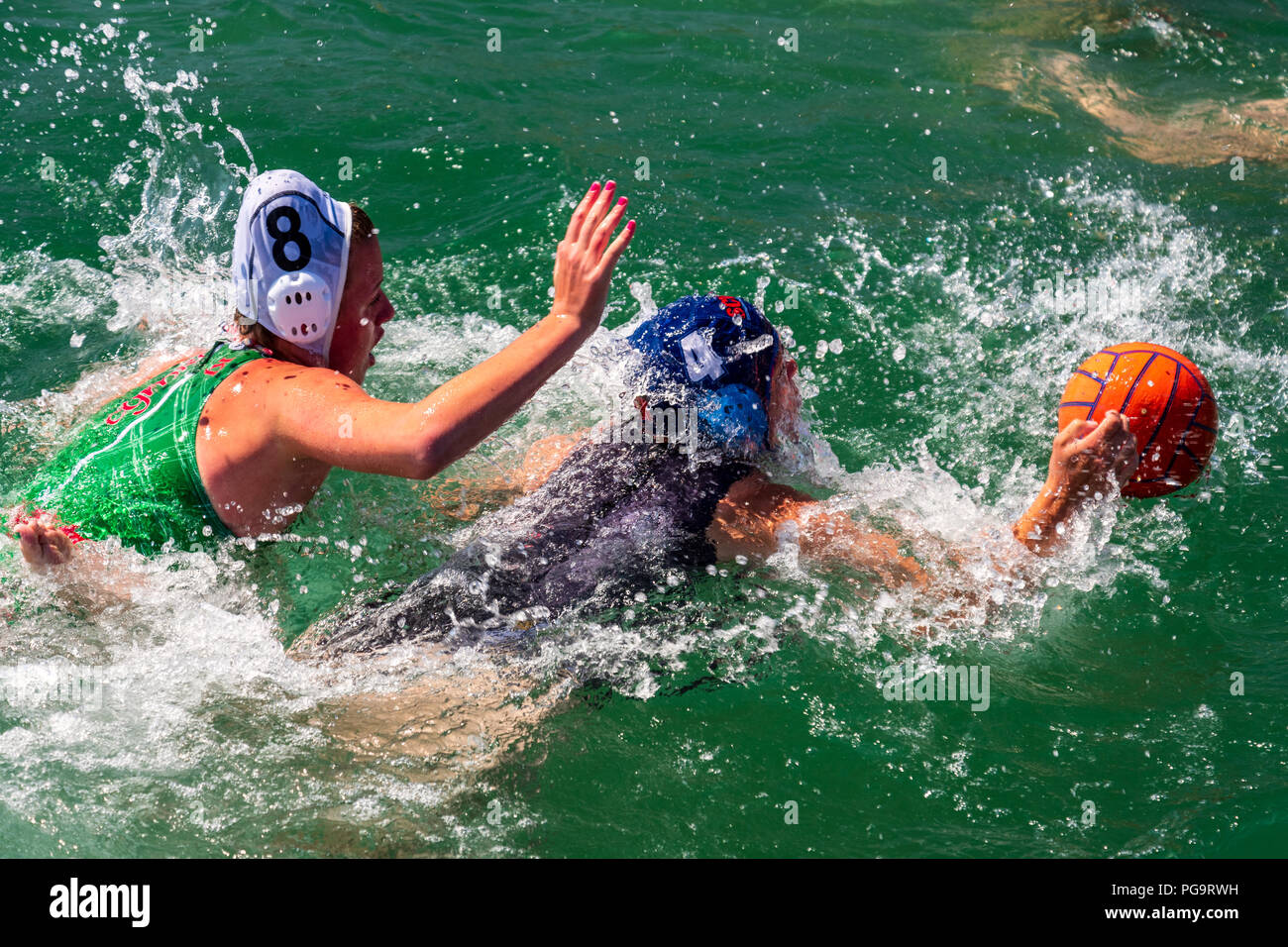 Lyme Splash Sea Water Polo Championships Stock Photo - Alamy