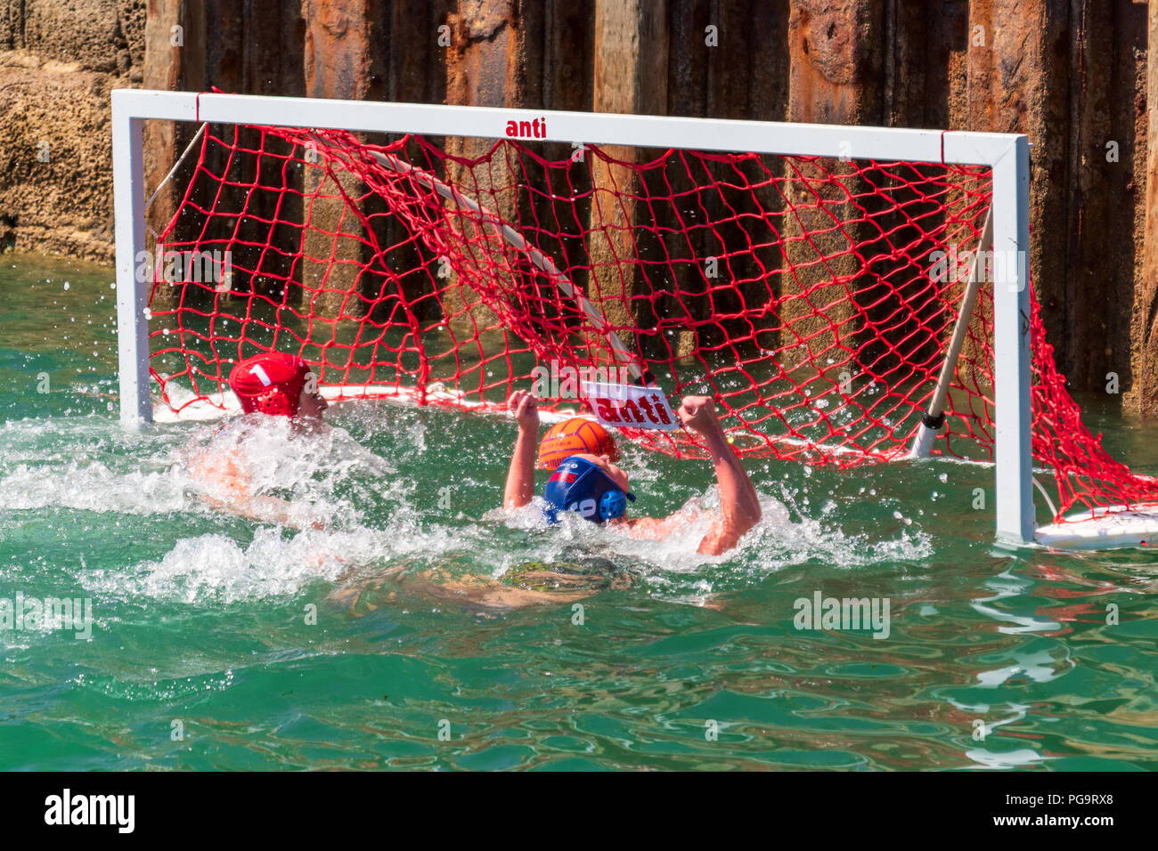 Lyme Splash Sea Water Polo Championships Stock Photo - Alamy