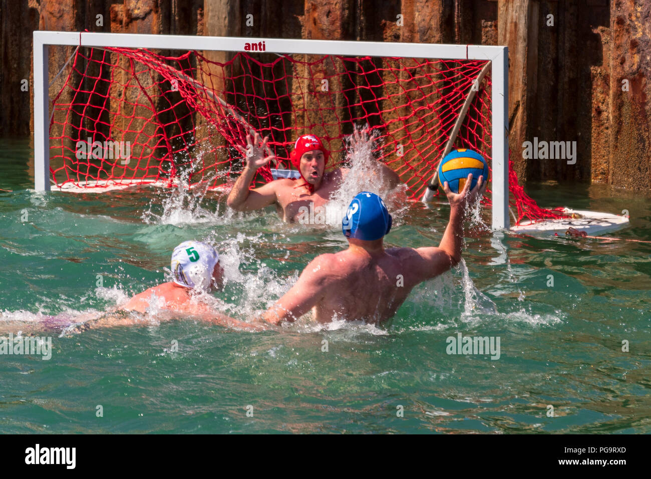 Lyme Splash Sea Water Polo Championships Stock Photo - Alamy
