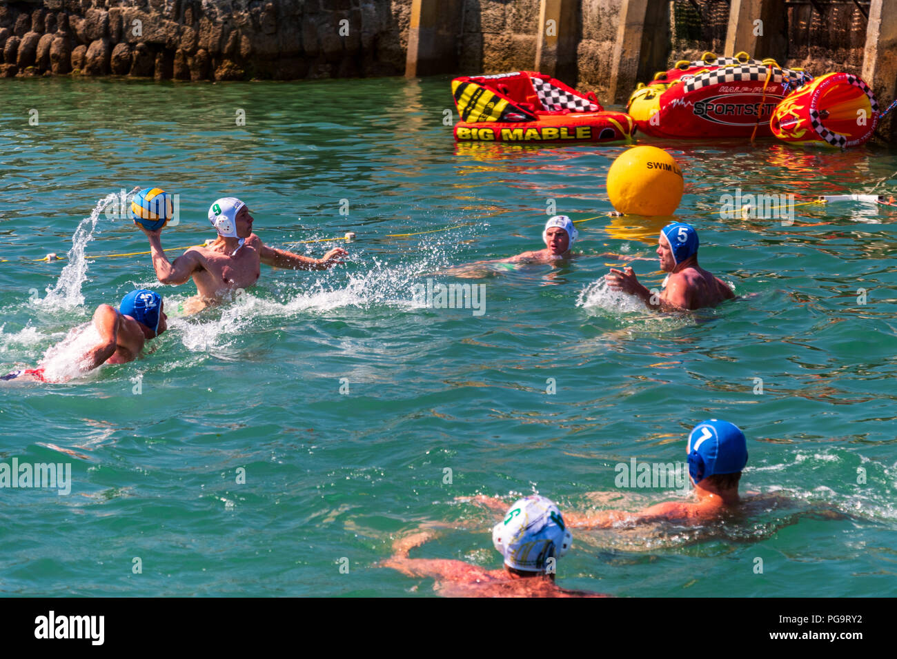 Lyme Splash Sea Water Polo Championships Stock Photo - Alamy