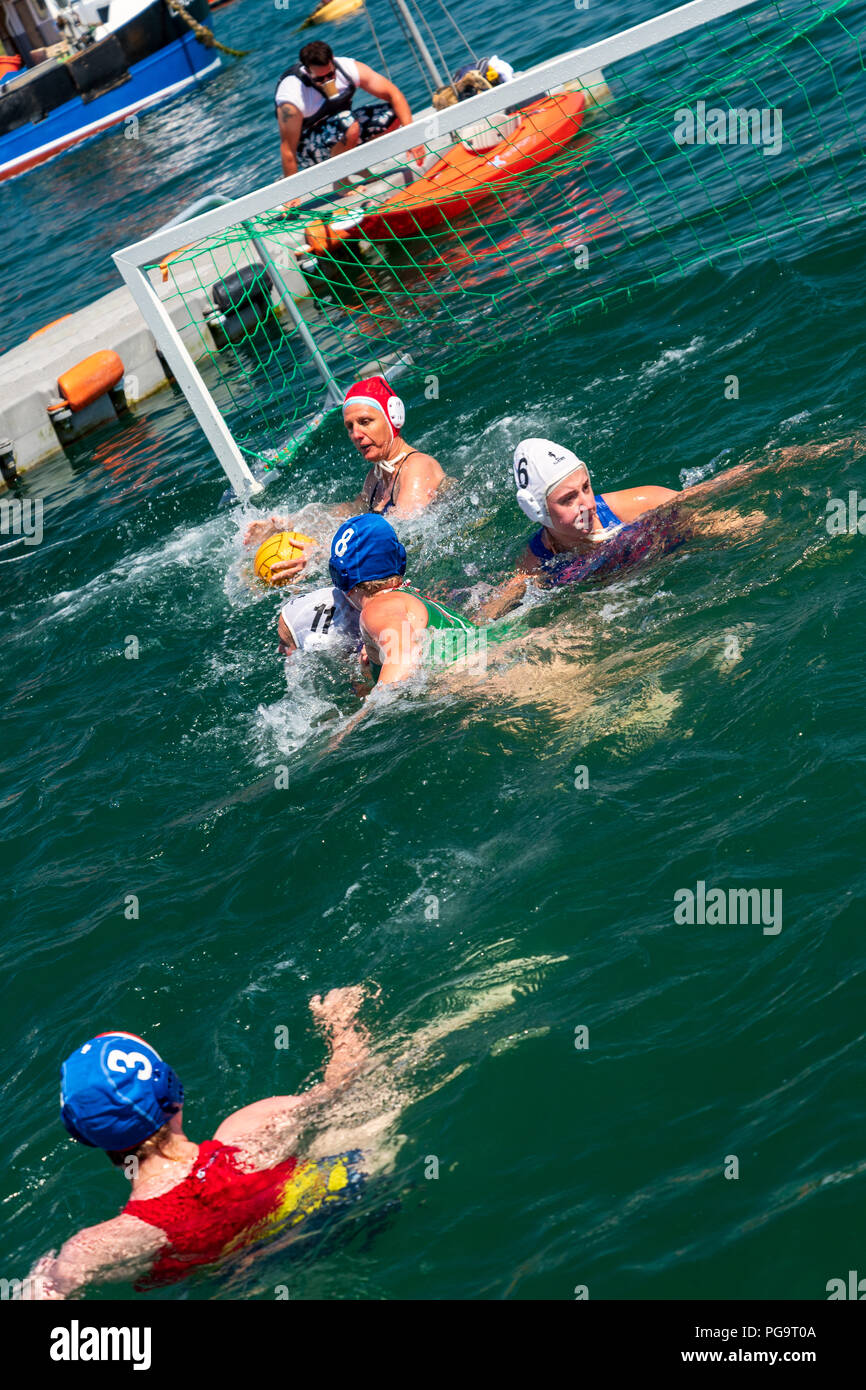 Lyme Splash Sea Water Polo Championships Stock Photo - Alamy